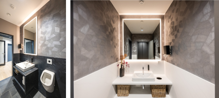From building material to office space: HIMACS creates an office ...