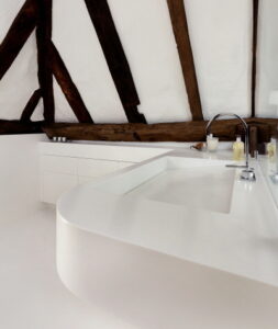 Solid Surface Countertops Review: Remodeling Ideas For Bathroom - LX Hausys