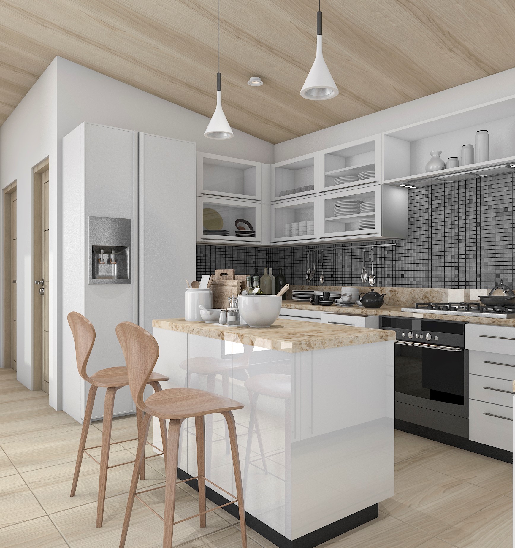 Beautiful Kitchen Design Small Spaces