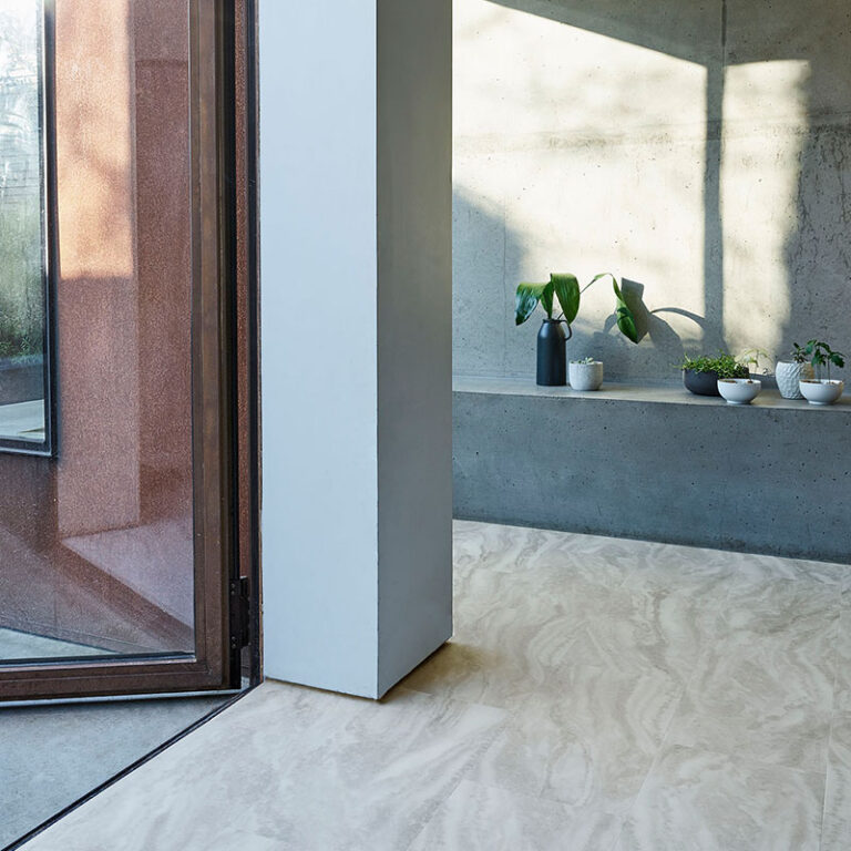 White vinyl flooring as your house styling option - LX Hausys