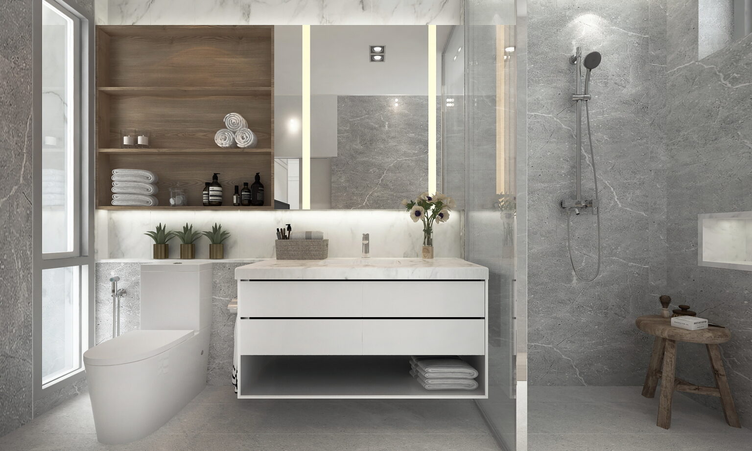 5x8 Bathroom Renovation Ideas to Utilize the Most Space - LX Hausys
