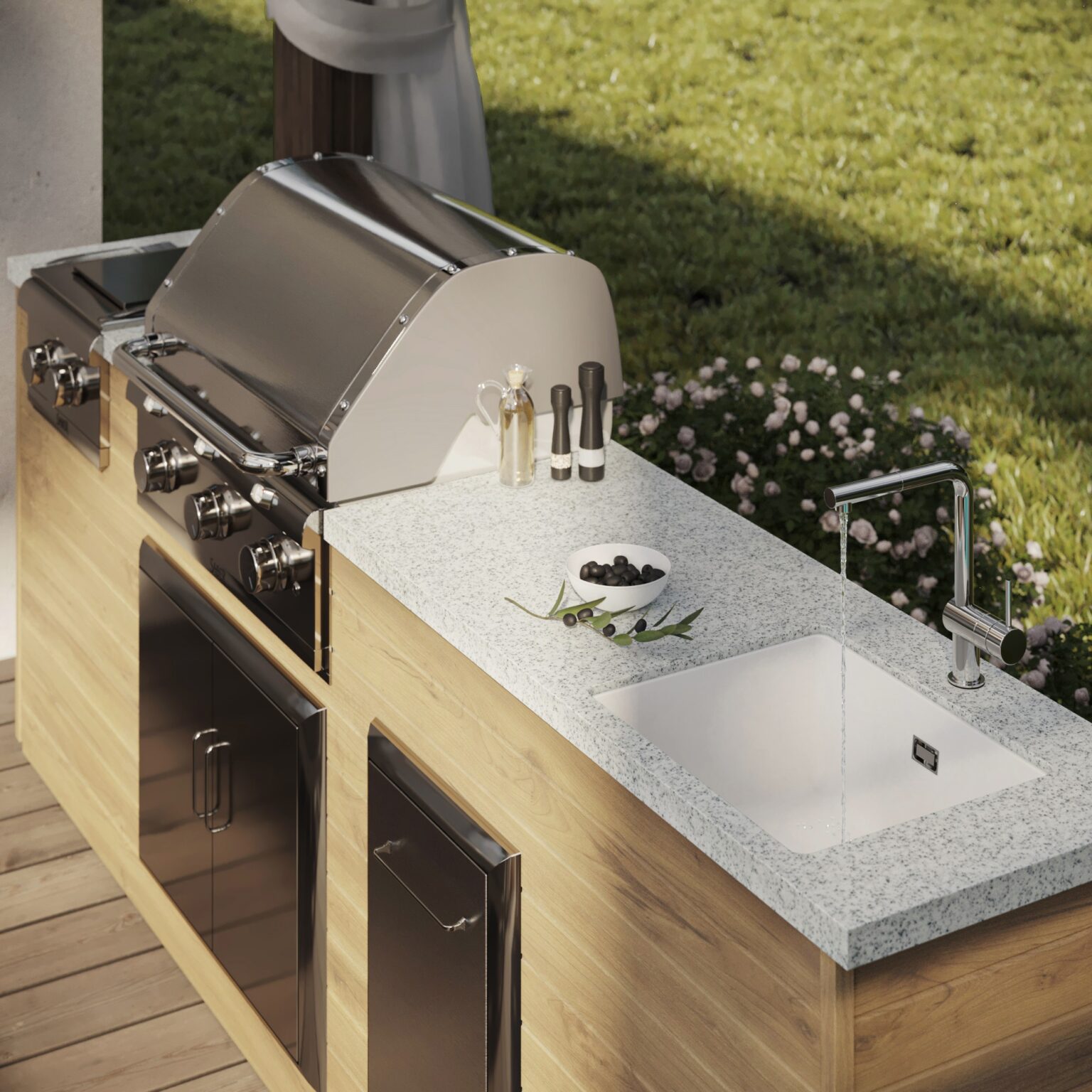 Ultimate Guide to Outdoor Kitchen Framing - LX Hausys