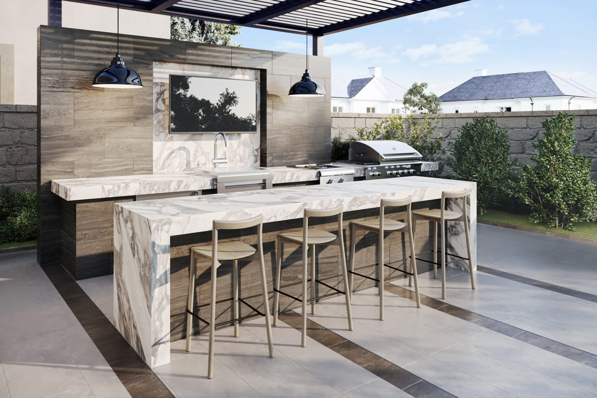How Do You Layout an L-Shaped Outdoor Kitchen? Expert Tips and Ideas ...