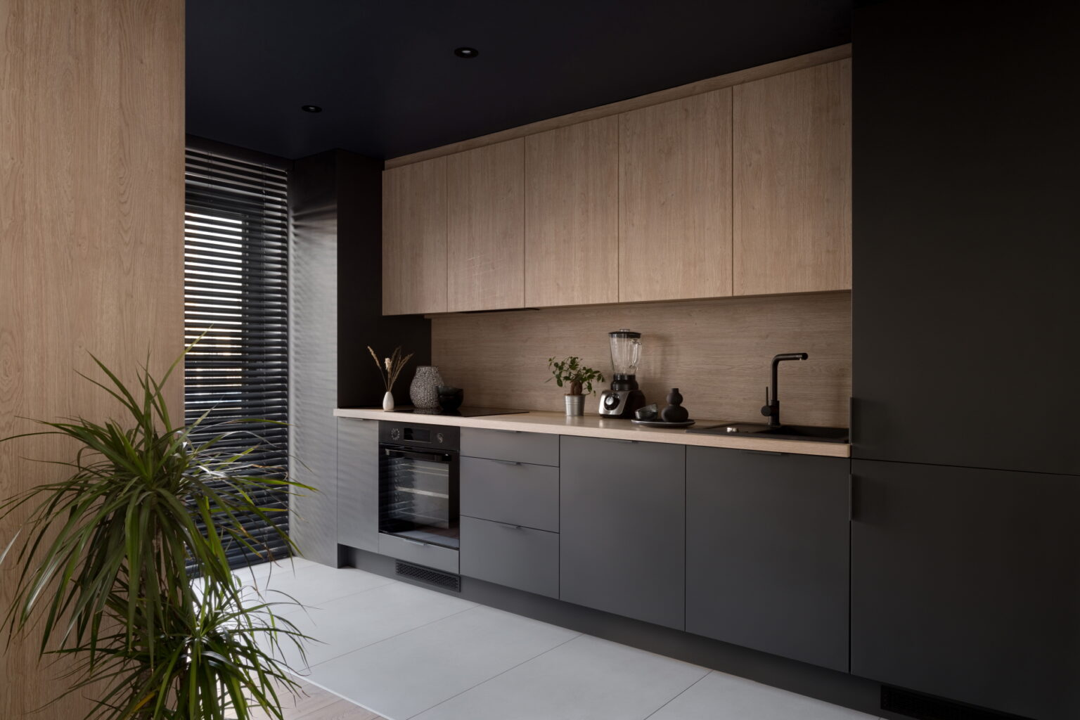 14 Inspiring Ways to Design Kitchens With Black Countertops - LX Hausys